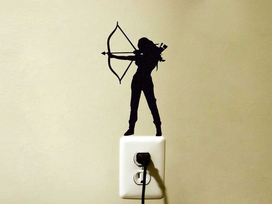 Hunger Games Katniss Everdeen fabric sticker » Craftori- Art, Crafts ...