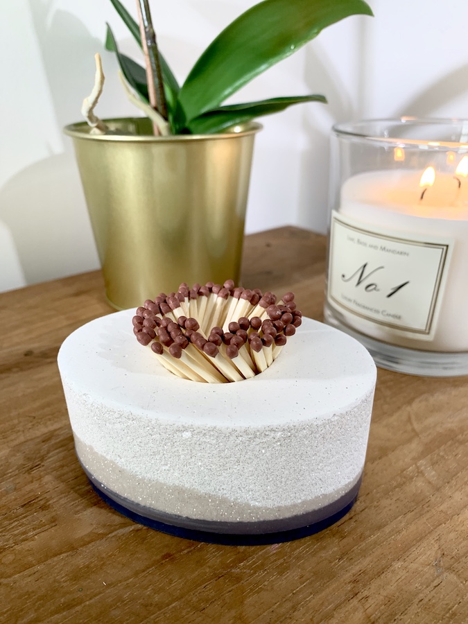 DIY resin and plaster match striker » Craftori- Art, Crafts and Vintage